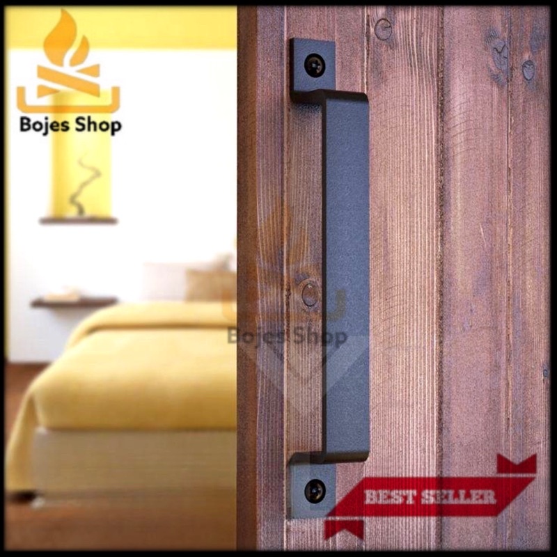 Jual Gagang handle pintu plat besi pegangan pintu rumah berbagai ukuran ...