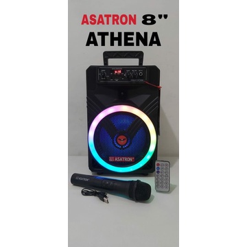 Jual speaker bluetooth portable Asatron Athena 8inch Asatron atena ...