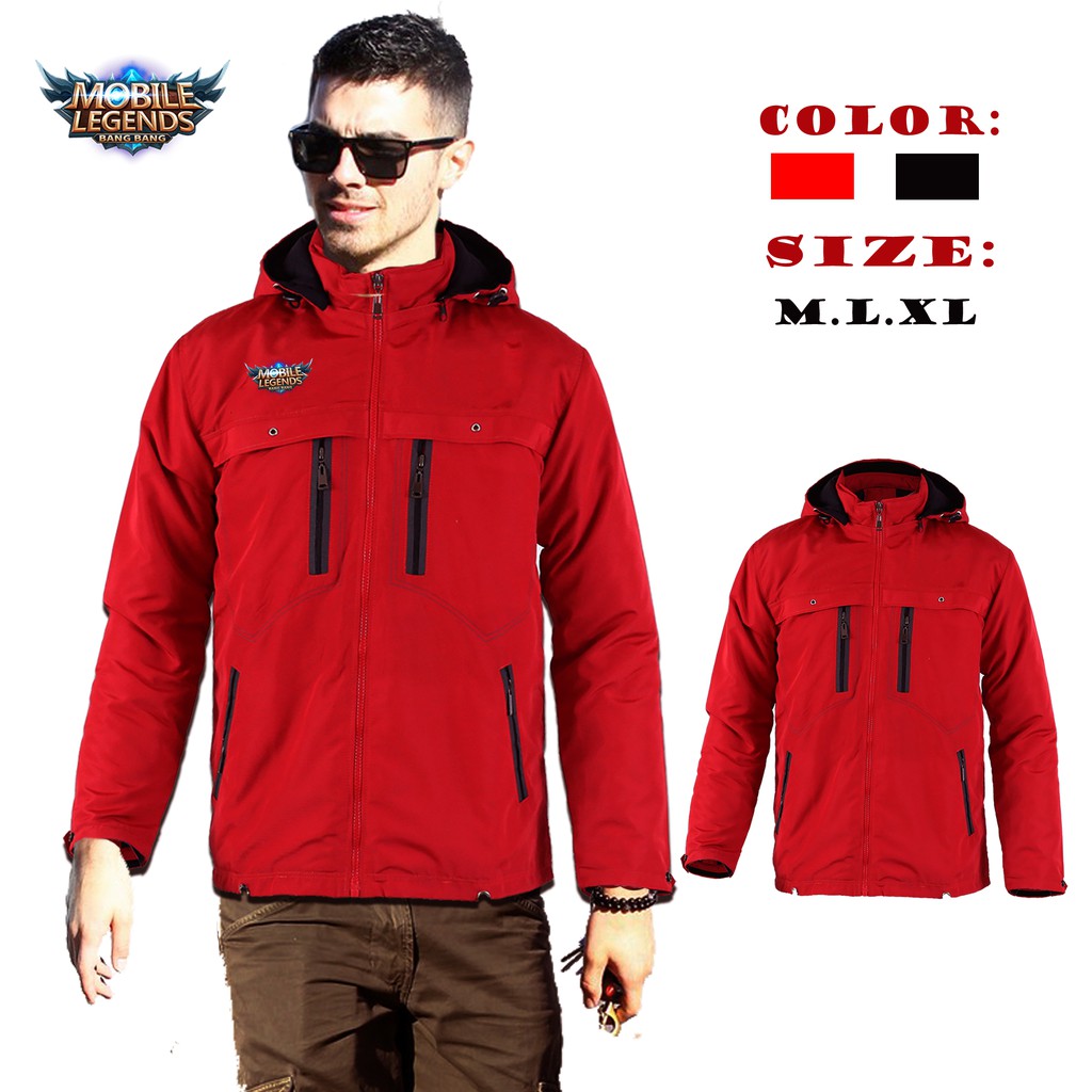 Jual Jaket Climber Anti Air LOGO MOBILE LEGEND Terbaru | Shopee Indonesia