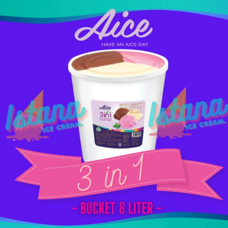 Jual AICE 3 in 1 8liter | Shopee Indonesia