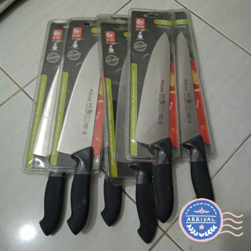 Jual ICEL PISAU CHEF PROFESIONAL CHEF KNIFE NARROW 25 CM ICEL MADE IN ...