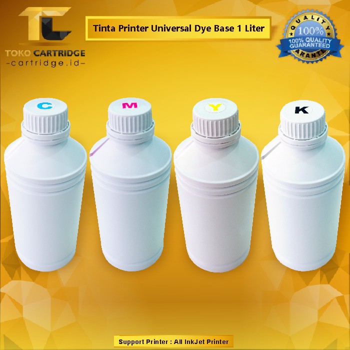 Jual Tinta refill 1 liter Printer Epson L1110 L3110 L3150 L365 L455 ...