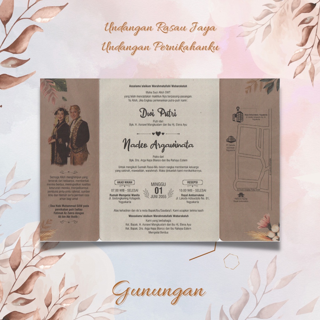 Jual Gunungan Java Etnik Blangko | Free Undangan Digital | Shopee Indonesia