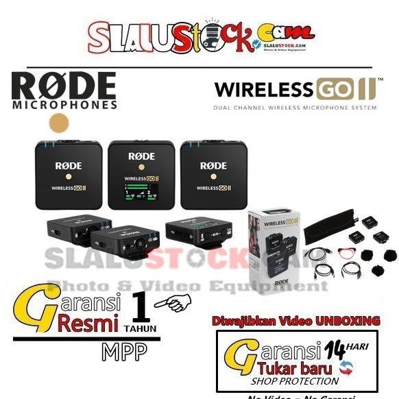 Jual Rode Wireless Go Ii Dual Channel Wireless Microphone System | Shopee Indonesia