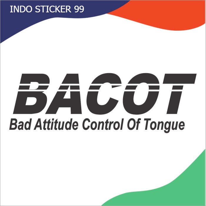 Jual STIKER TULISAN BACOT CUTTING STICKER BACOT UNTUK MOTOR | Shopee ...