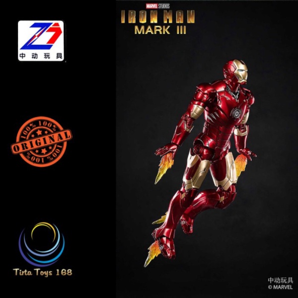 Jual Unik ZD TOYS IRON MAN MARK 3 LIGHT UP VER Berkualitas | Shopee ...