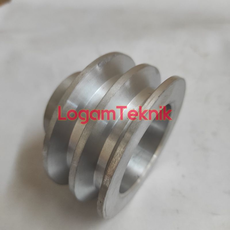 Jual Puli pulley mesin GX 160 - 3 inch as 20 jalur A2 pulley alumunium ...