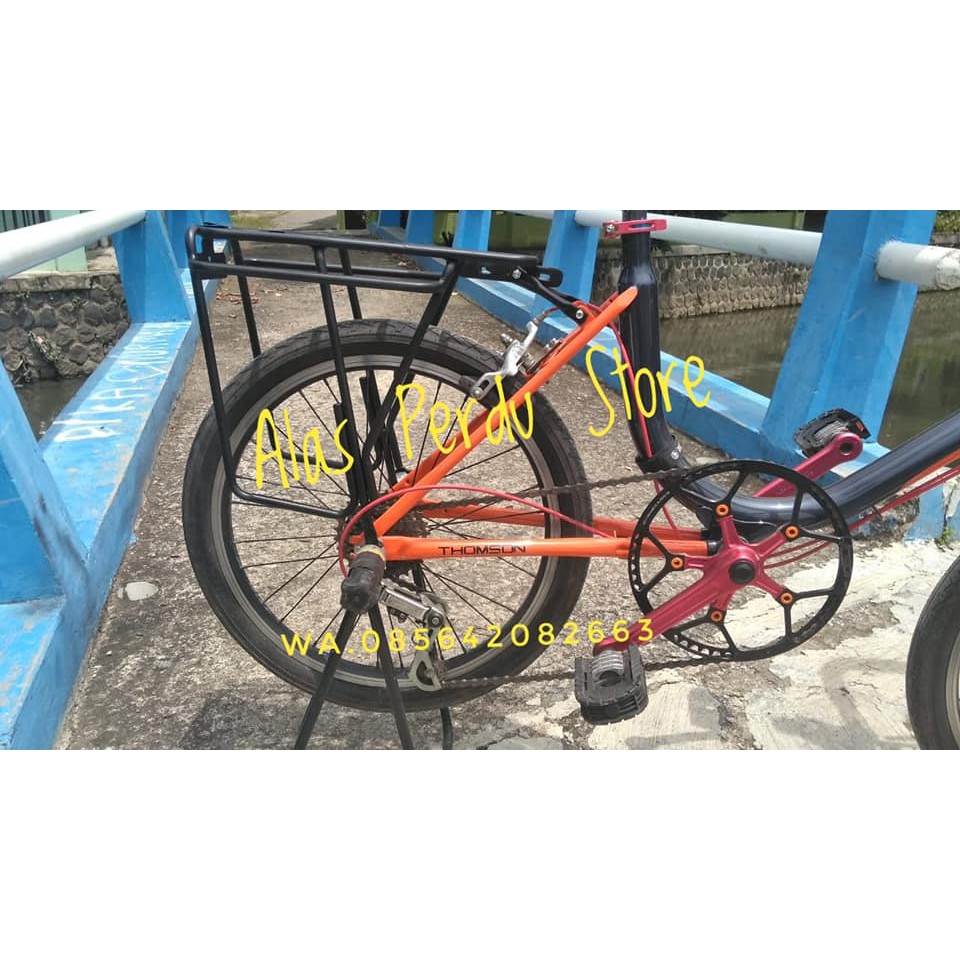 Jual RACK PANNIER SEPEDA LIPAT / MINION - Folding Bike Rack Pannier ...