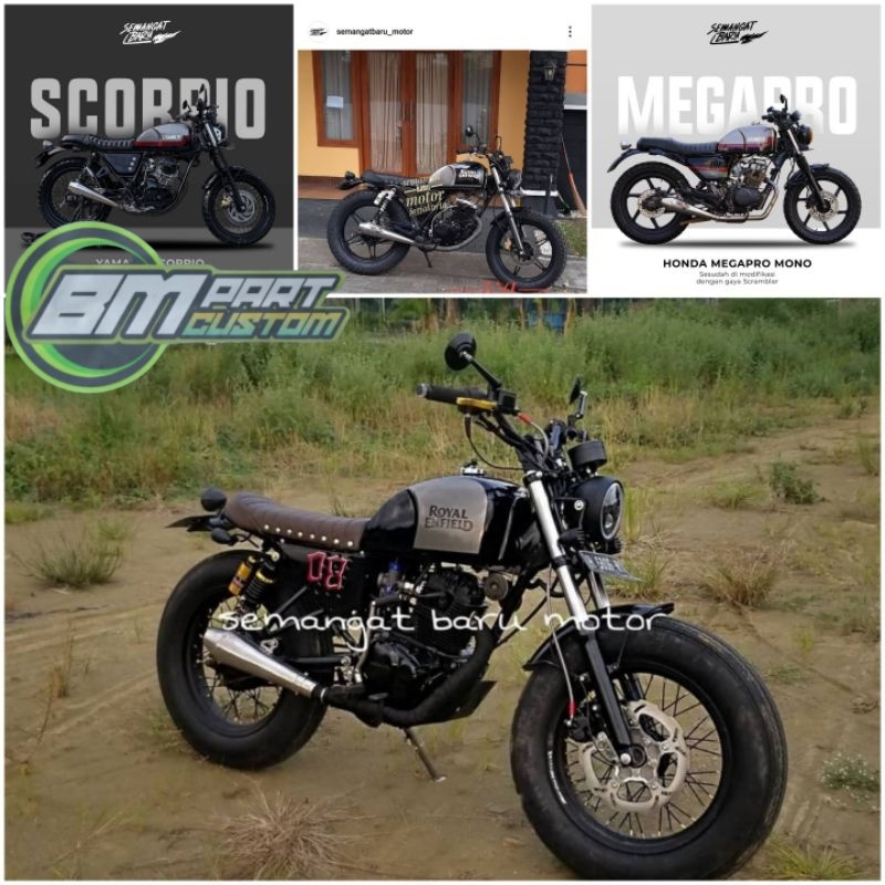 Jual PAKET CUSTOM FULLSET MEGAPRO, THUNDER, NEW MEGAPRO MONO, GL SCORPIO BYSON. | Shopee Indonesia