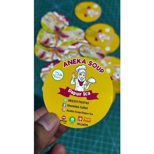 Jual Sticker Online Shop Bisa Custom - Sticker Label - Stiker Kemasan ...