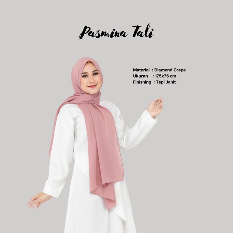 Jual (GROSIR MURAH) PASHMINA DIAMOND TALI / PASHMINA TALI / PASHMINA ...