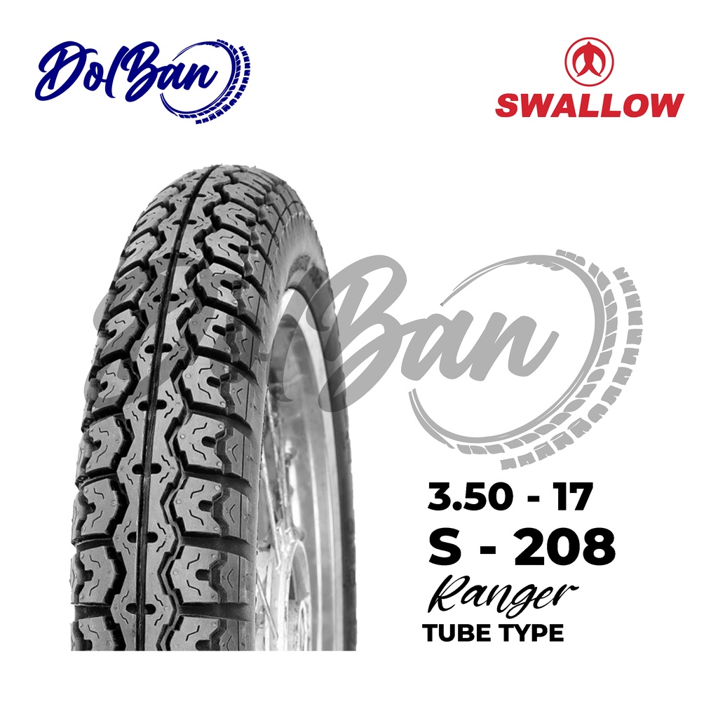 Jual BAN LUAR MOTOR SWALLOW 350-17 RING 17 S-208 RANGER TUBETYPE | Shopee Indonesia