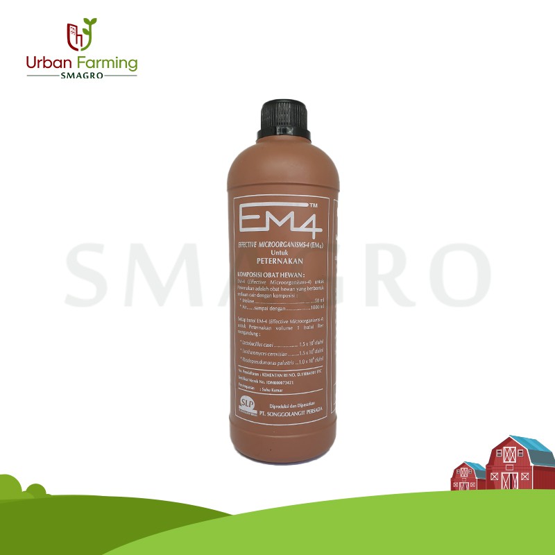 Jual Pupuk Organik EM4 Peternakan 1 Liter Obat Hewan Ternak | Shopee ...