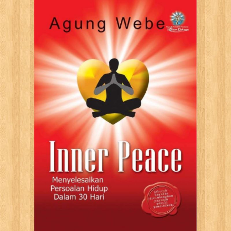 Jual BUKU INNER PEACE - Menyelesaikan Persoalan Hidup dalam 30 hari ...