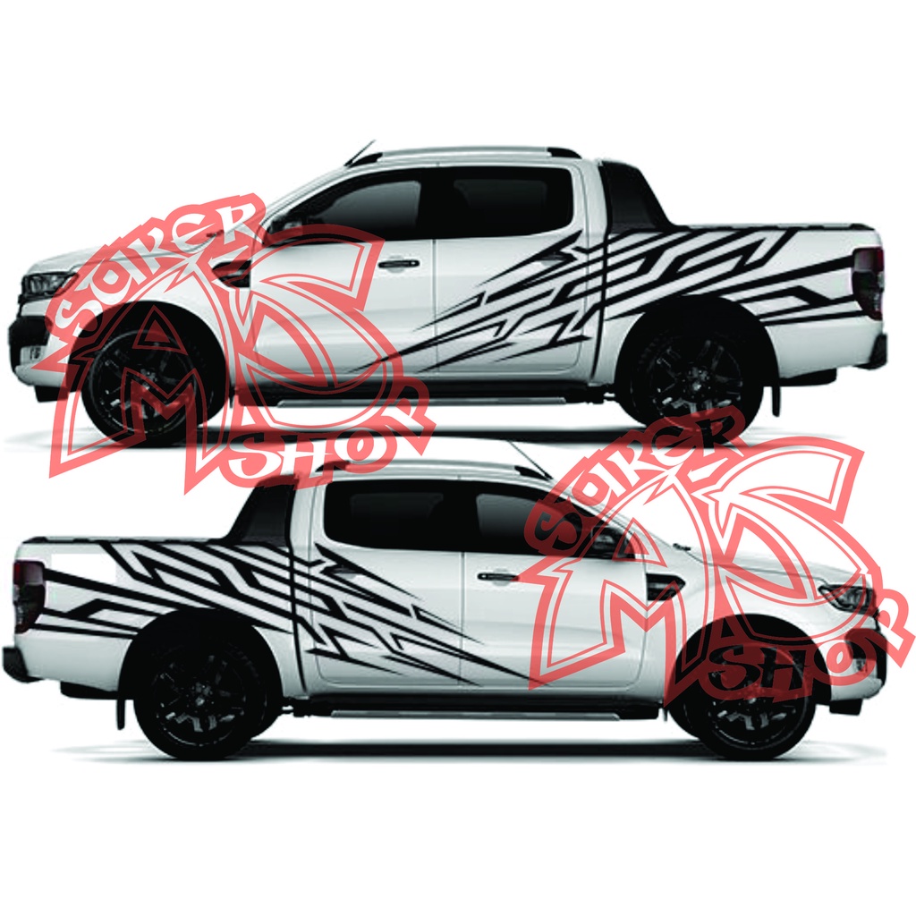 Jual Promo stiker sticker striping mobil ford ranger strada triton ...