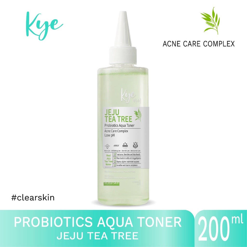 Jual Kye - Jeju Tea Tree Probiotics Aqua Toner - 200ml Bottle | Shopee ...