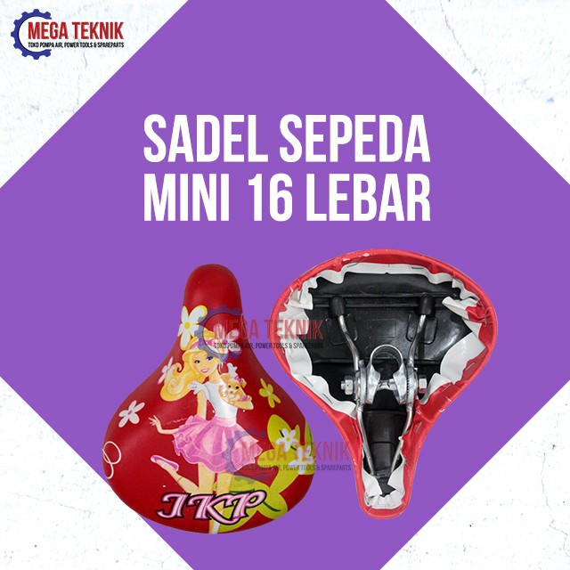 Jual Sadel Jok Sepeda Saddle Bicycle Gambar Anak Cewek Barbie 16 Lebar ...