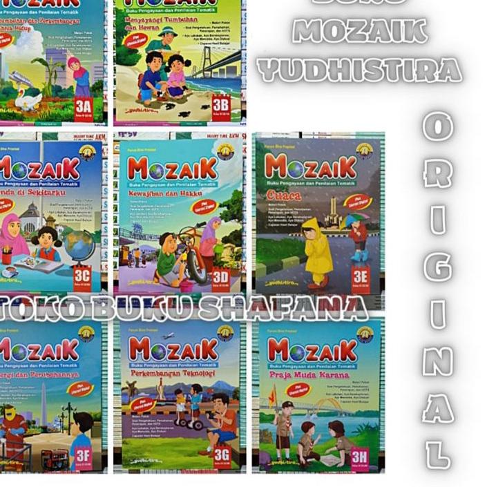 Jual Terbaru - Buku Mozaik 3A 3B 3C 3D 3E 3F 3G 3H Yudhistira Kelas 3 ...