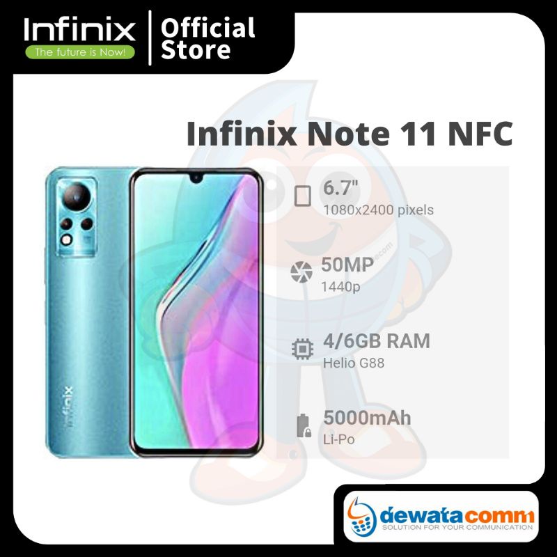 Jual HANDPHONE INFINIX NOTE 11 NFC 6/128 | Shopee Indonesia