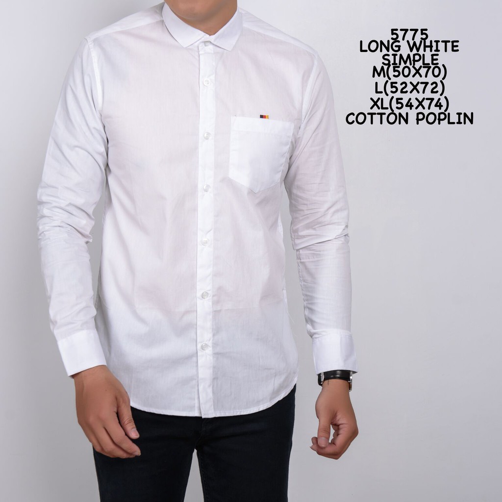 Jual Credomenstore Kemeja Polos Putih Lengan Panjang / Kemeja Polos ... Jual Credomenstore Kemeja Polos Putih Lengan Panjang / Kemeja Polos ...