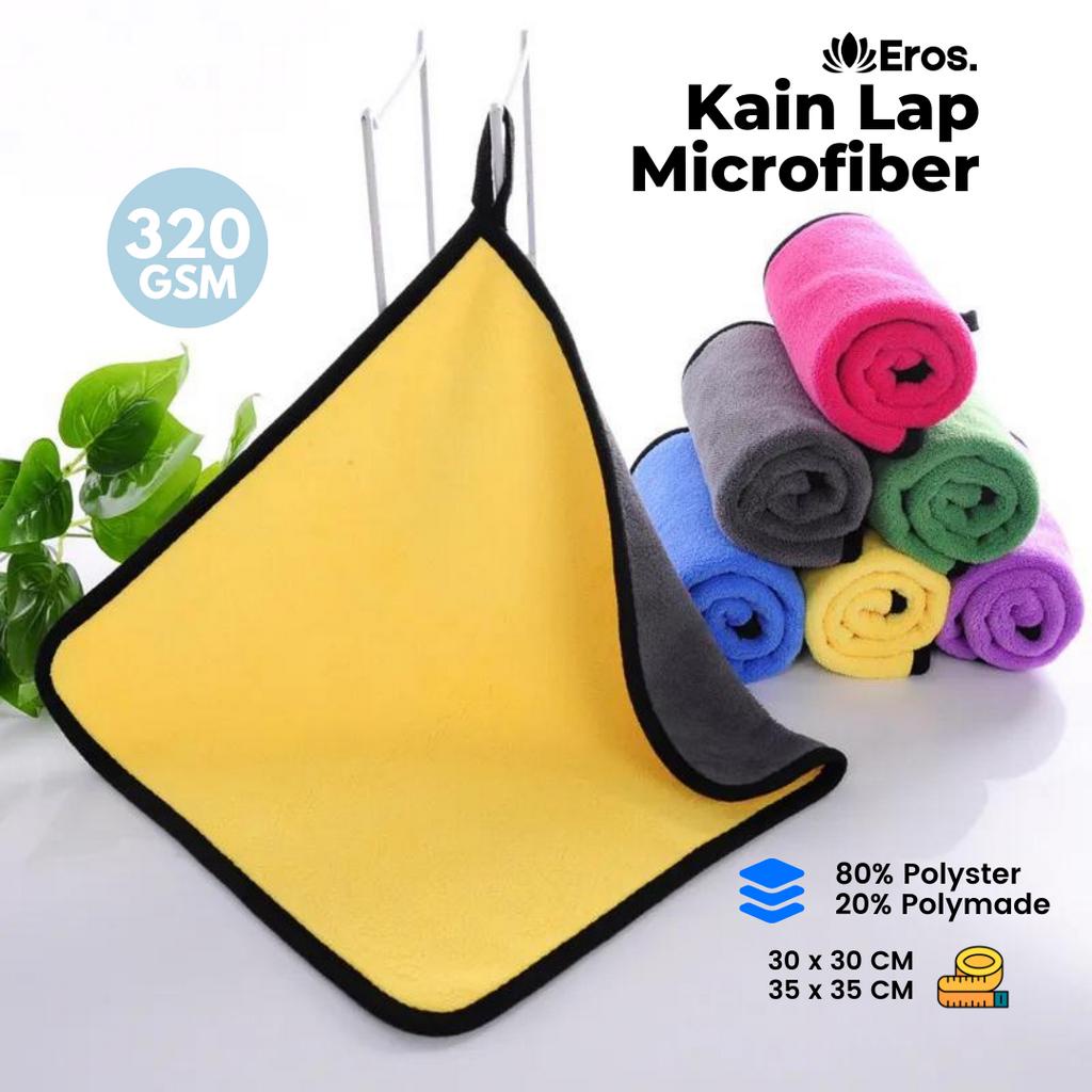 Jual KAIN LAP MOBIL MICROFIBER 35X35 KAIN LAP SEBAB GUNA MICROFIBER ...