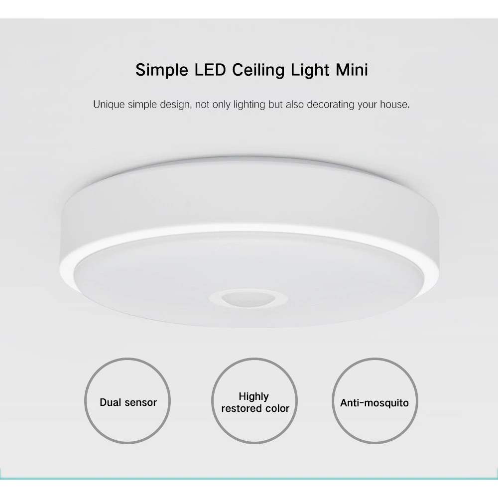 Jual Yeelight Auto Sensor Detection LED Ceiling Light YLXD09YL | Shopee ...