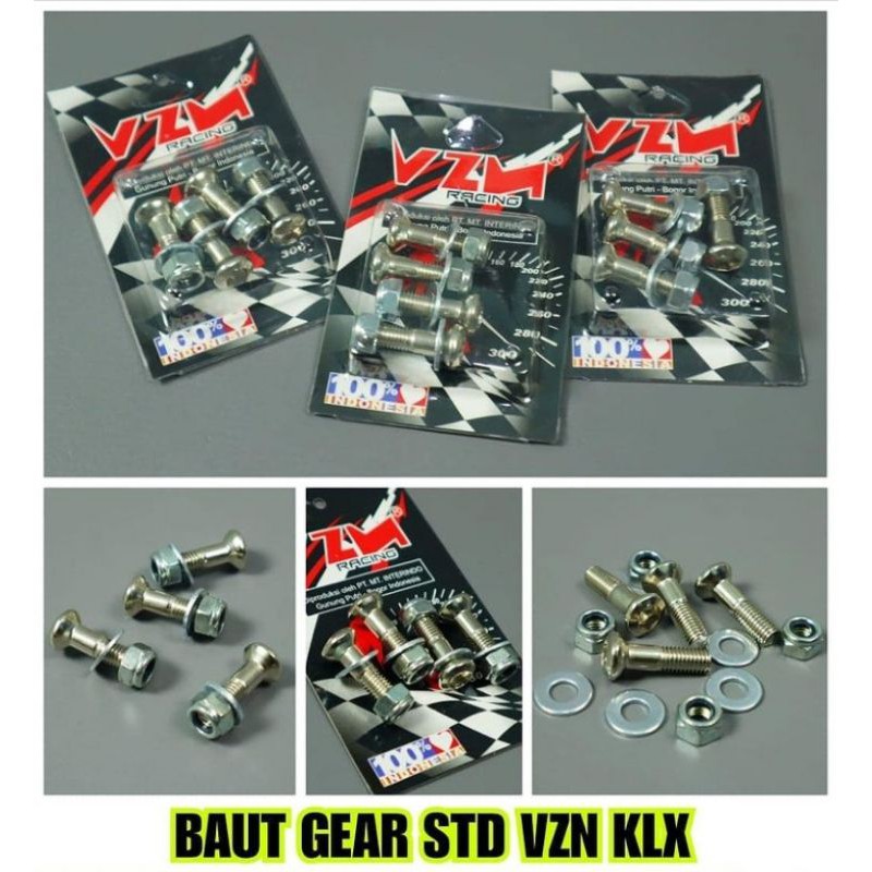 Jual Baut baud gear std vzn KLX | Shopee Indonesia