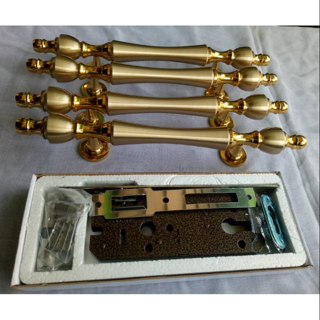 Jual Handle pintu rumah / Gagang pintu rumah / Handle pintu set kunci ...