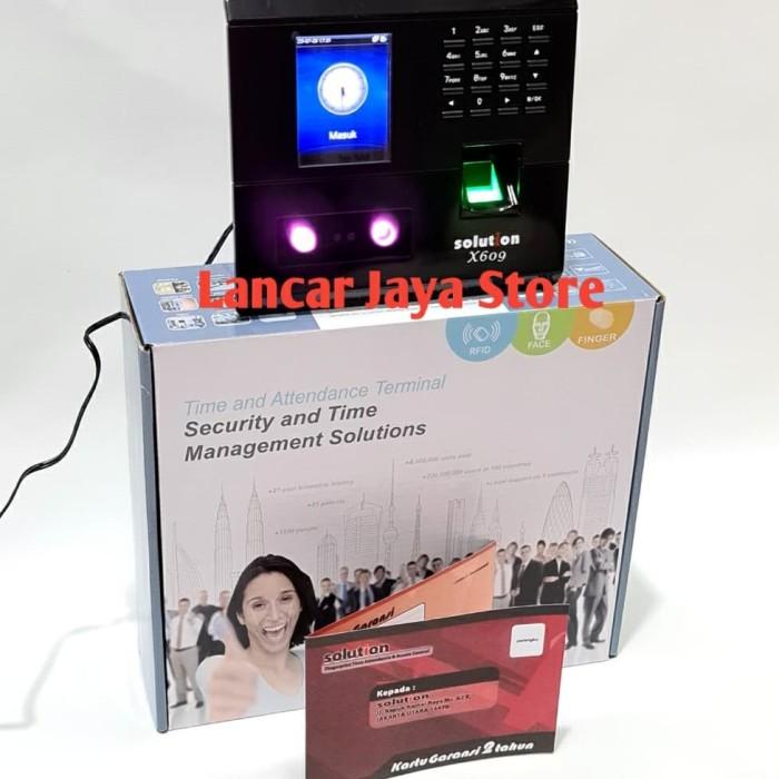 Jual Mesin Absensi Solutiox609/ Finger Print Solution Wajah X609 ...