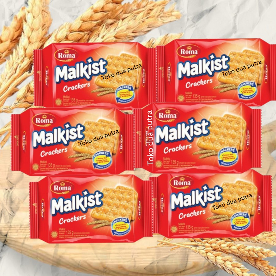 Jual Roma Malkist Crackers 105 gr X 6 pack ( malkist sweet) | Shopee ...