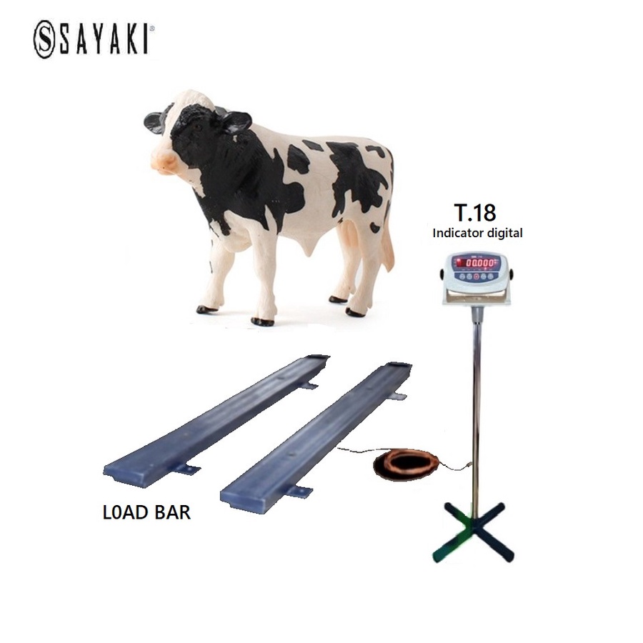 Jual timbangan sapi 2 ton/ timbangan load bar SAYAKI T.18 Cap 2 ton ...
