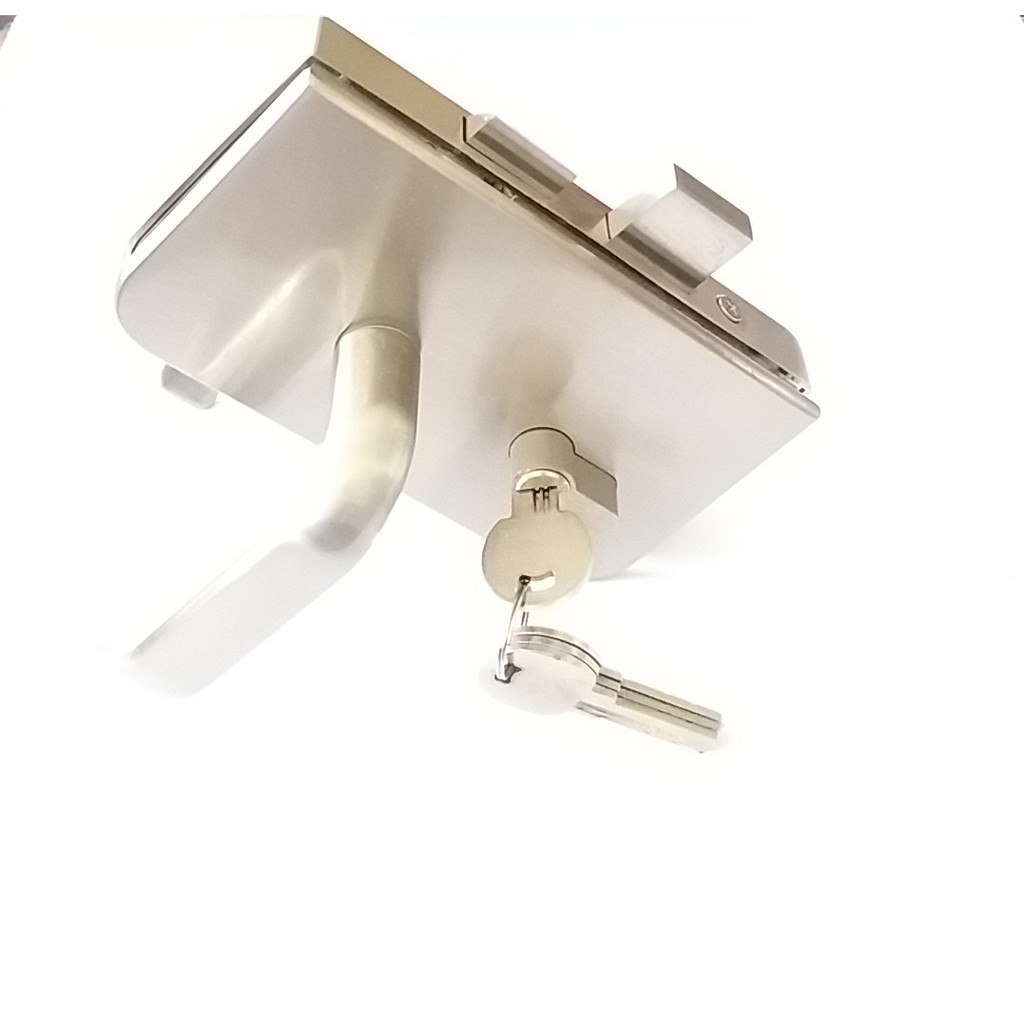 Jual Kunci+Handle Pintu Kaca Frameless Swing Single Kaca-Tembok XH-8118 ...