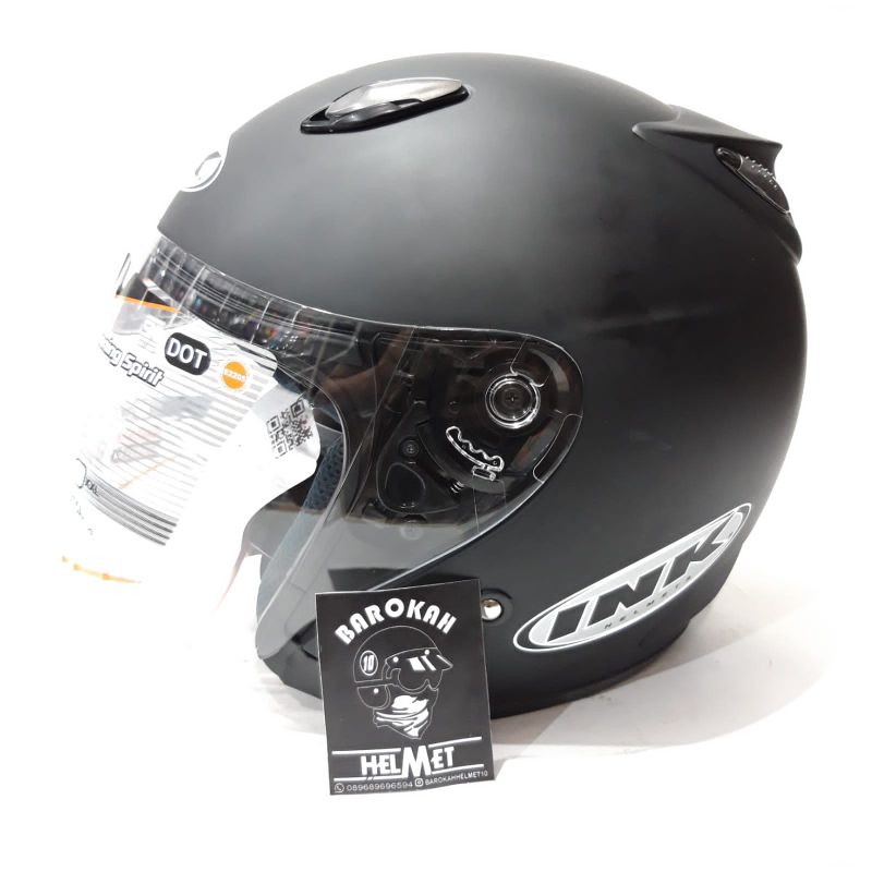 Jual HELM INK CENTRO ORIGINAL POLOS HITAM METALIK | Shopee Indonesia