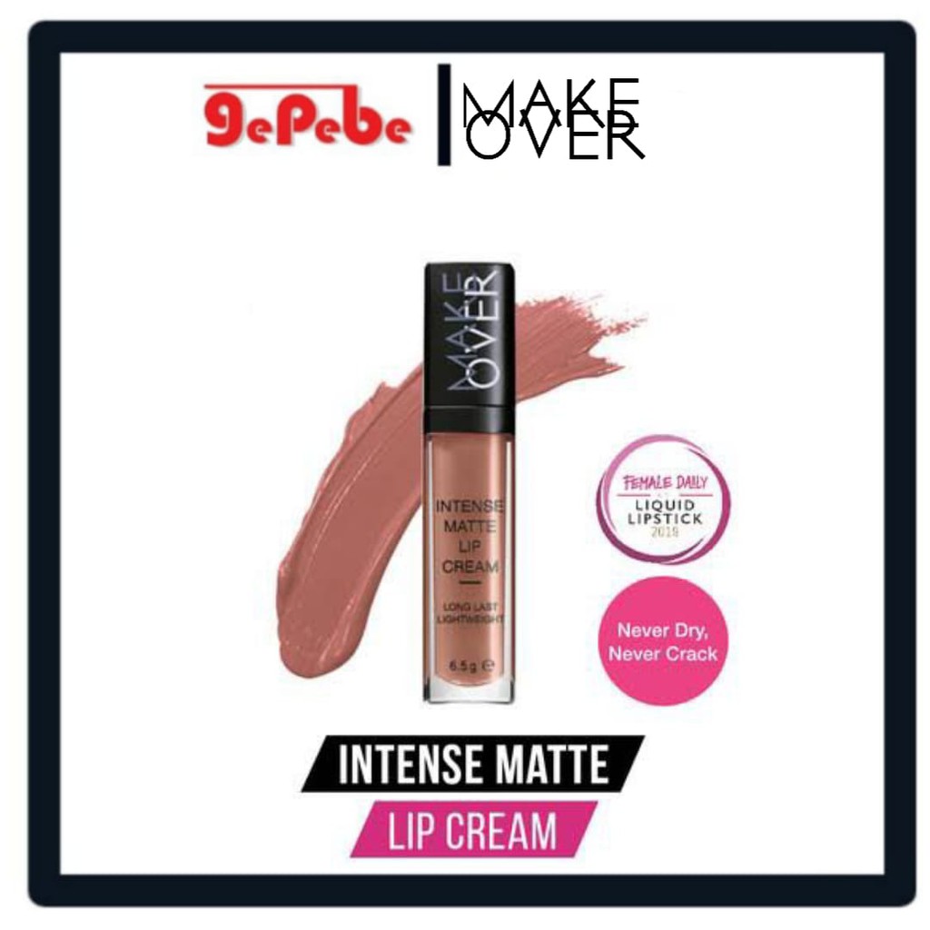 Jual Make Over Intense Matte Lip Cream | Shopee Indonesia