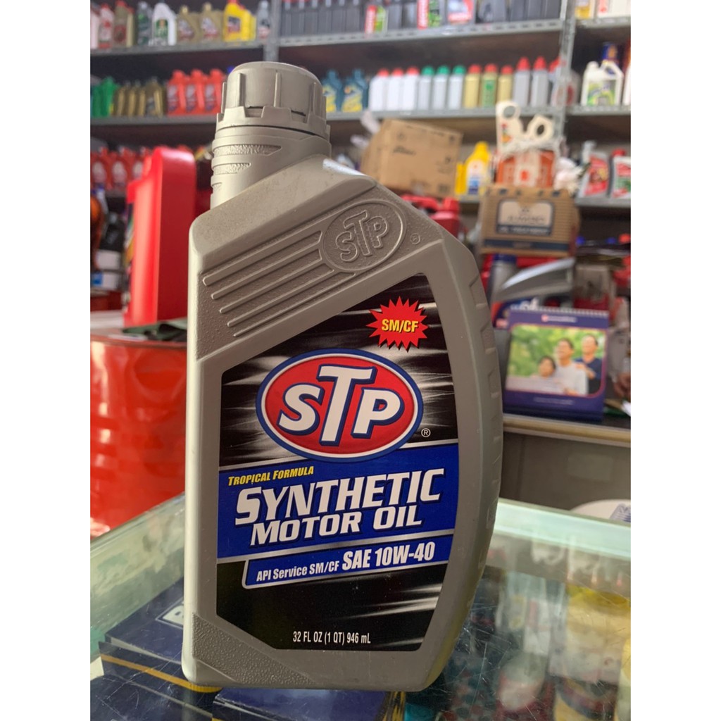 Jual STP Synthetic Motor Oil SAE 10W-40 (946 mL) | Shopee Indonesia