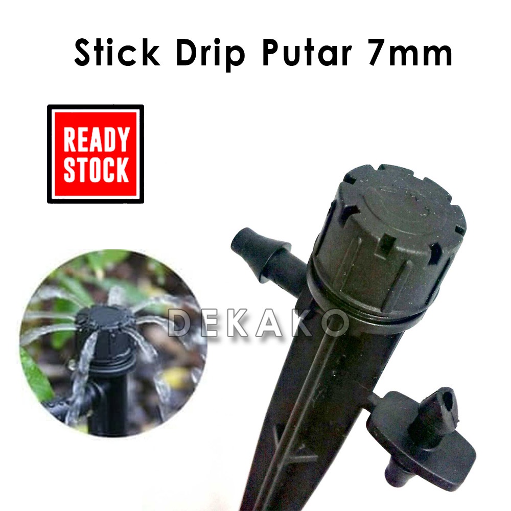 Jual Stick Drip Putar 7mm, drip stik 8 lubang siram | Shopee Indonesia