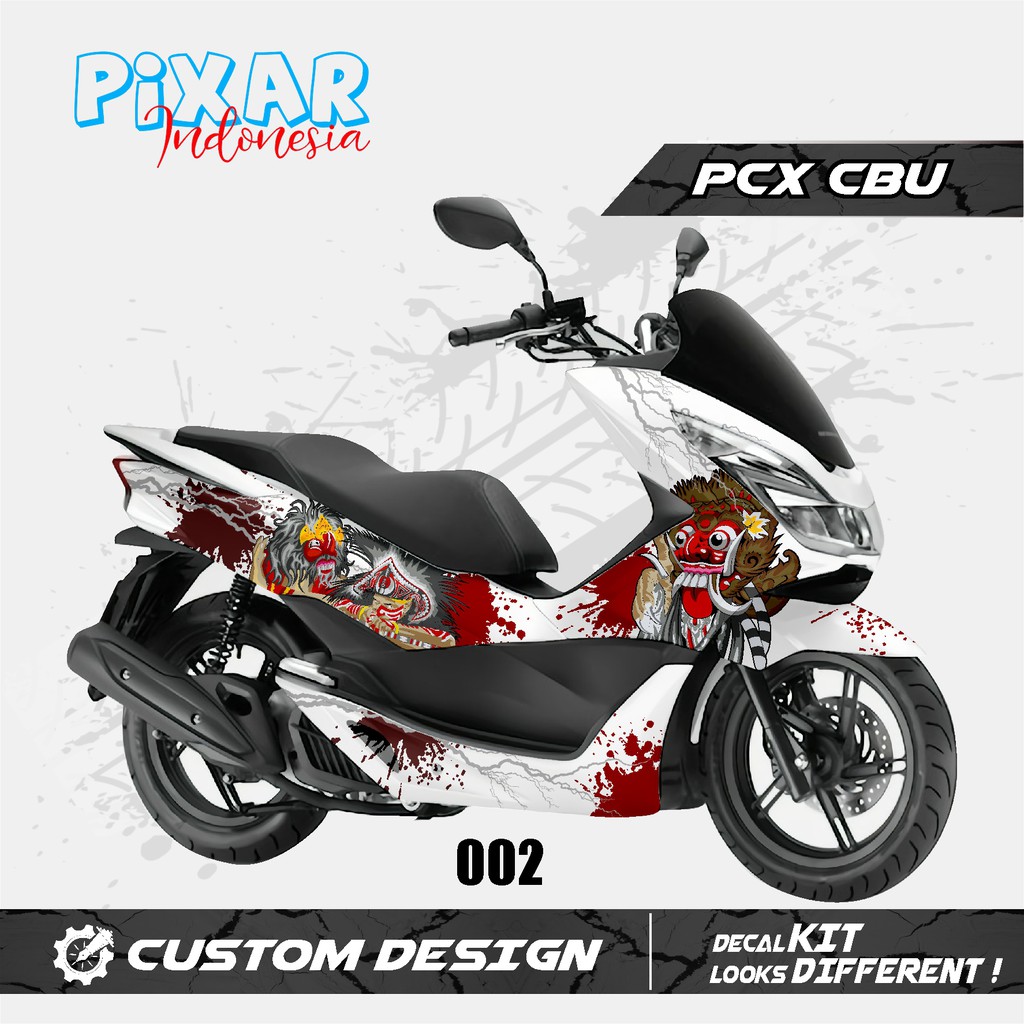 Jual STICKER DECAL MOTOR HONDA PCX CBU BARONG FULL BODY PREMIUM QUALITY ...