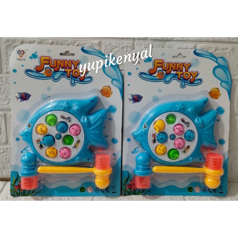 Jual MAINAN GAME PALU IKAN FUNNY TOY | Shopee Indonesia