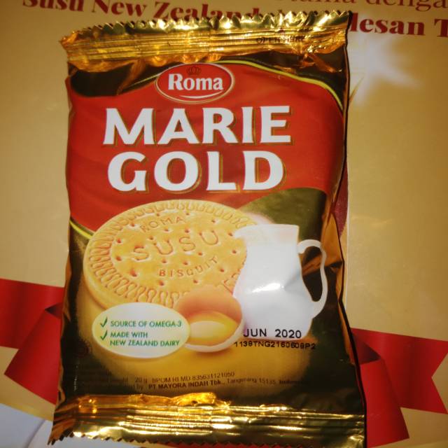 Jual ROMA MARIE GOLD 20G (1sachet yah) | Shopee Indonesia