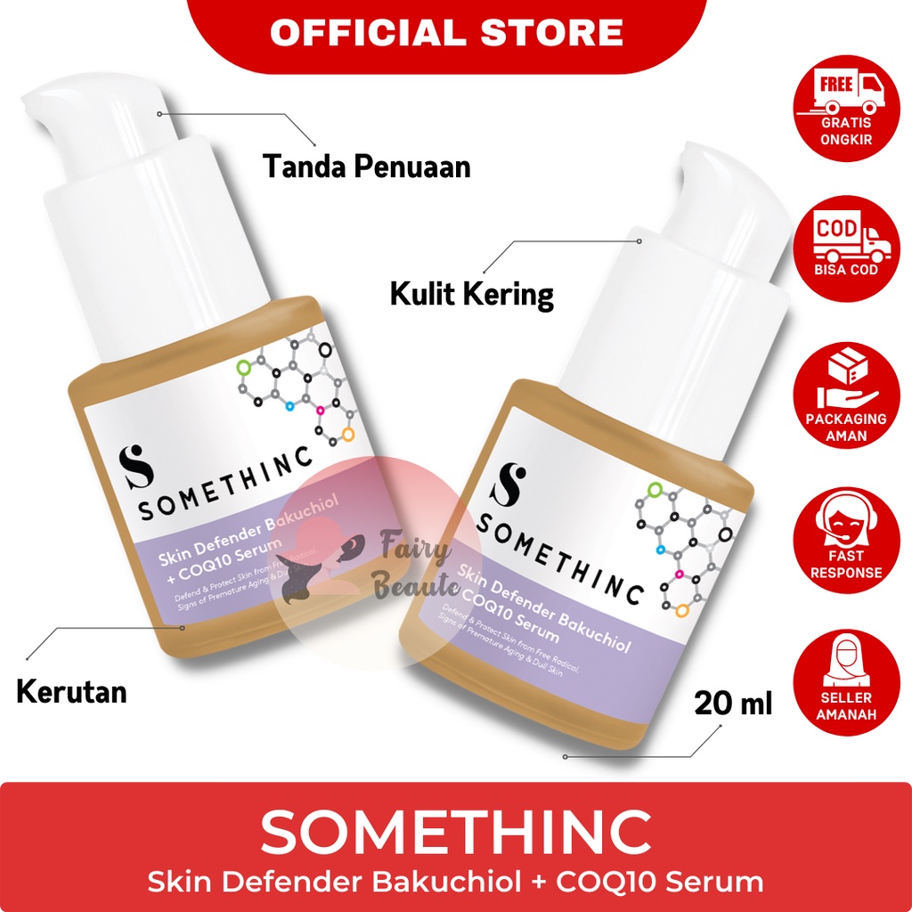 Jual SOMETHINC Skin Defender Bakuchiol + COQ10 Serum - Menetralkan ...