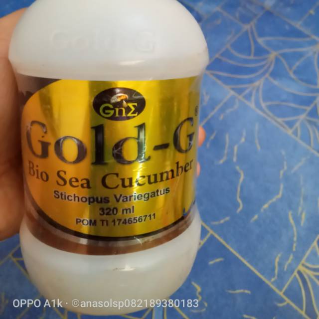 Jual Gamat gold-g bio sea cucumber 320ml | Shopee Indonesia