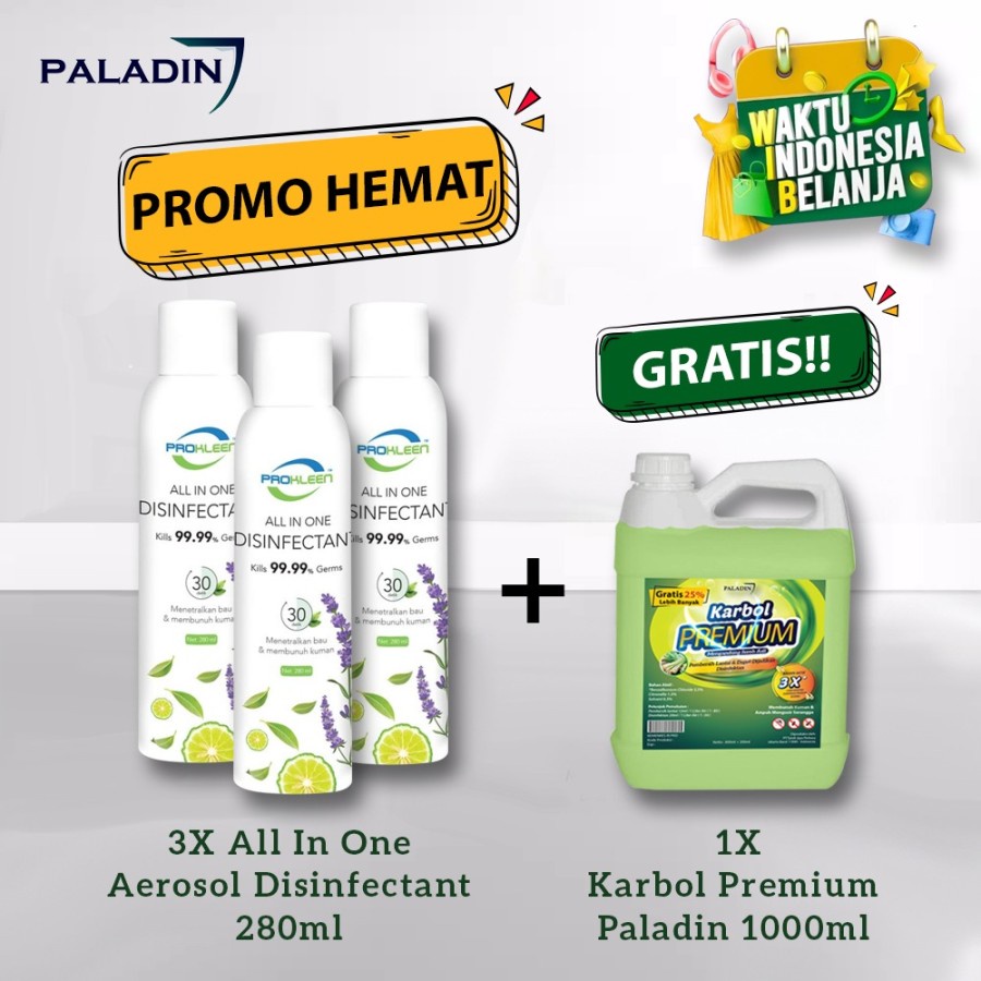 Jual Disinfektan Spray Pengharum Ruangan Aerosol Food Grade + FREE ...