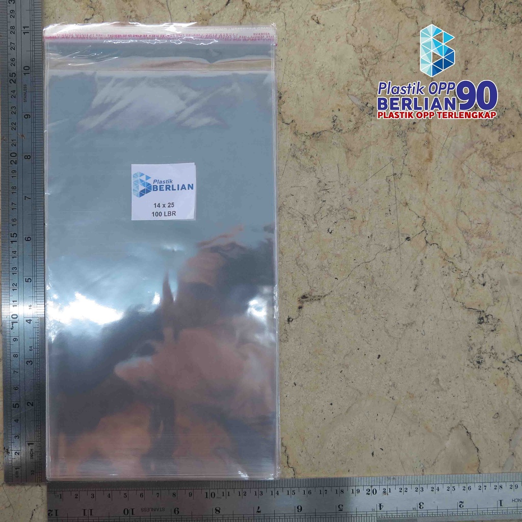 Jual Plastik Opp 14x25 cm Plastik Opp Seal Plastik Opp Lem Plastik ...