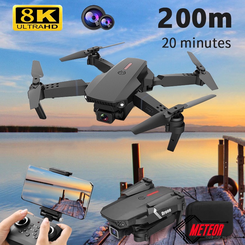 Jual Drone Pro Shoot Murah Original Indoor Outdoor E88 Pro Mini Rc 8k