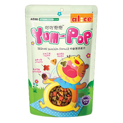 Jual Alice Yum Pop Balanced Nutri Formula 300 gr - Makanan Hamster ...