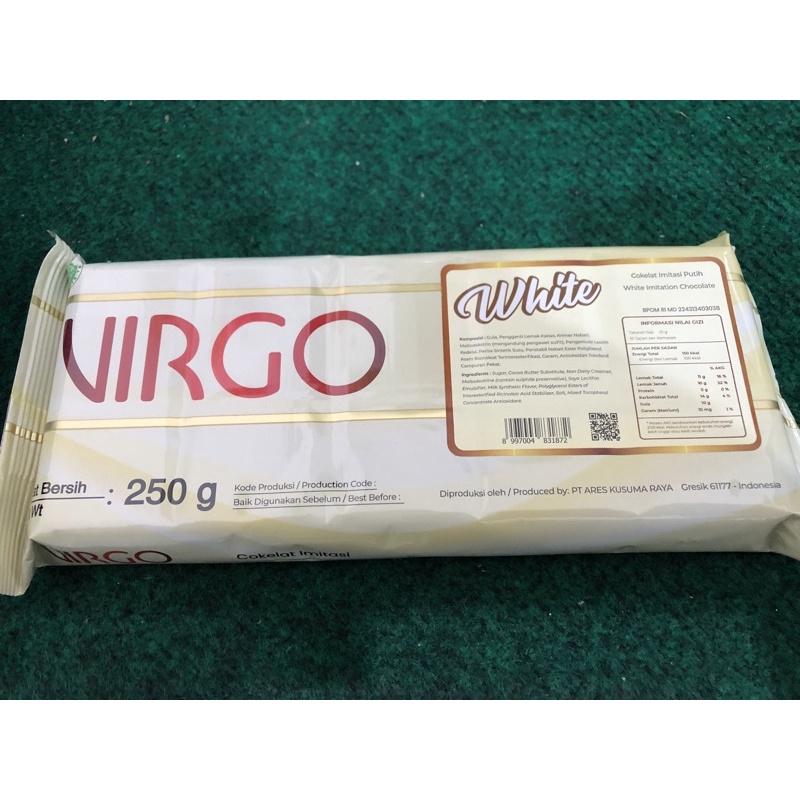 Jual White compound Virgo 250grm /cokelat batang putih | Shopee Indonesia