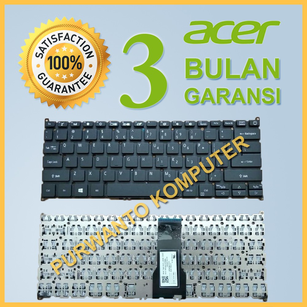 Jual Keyboard Laptop Acer Aspire 3 A315-42 A515-42 A615-51 A715. N17P4 ...