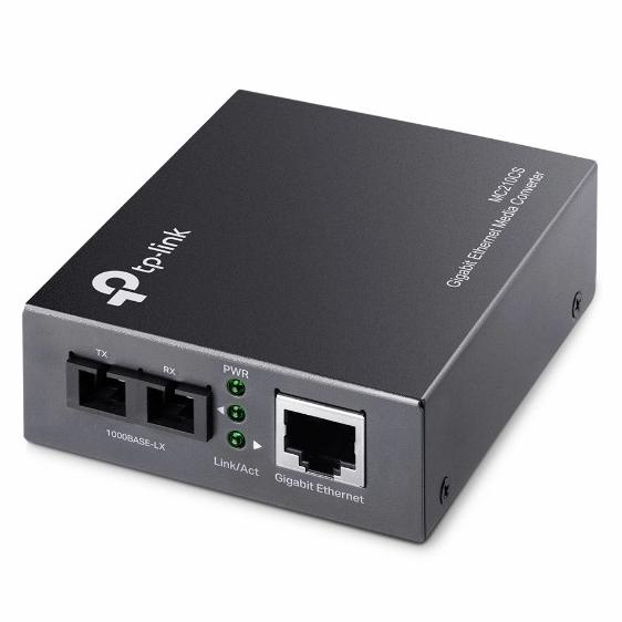 Jual TP-LINK MC210CS Gigabit Single Mode Media Converter UTP to Fiber SC | Shopee Indonesia