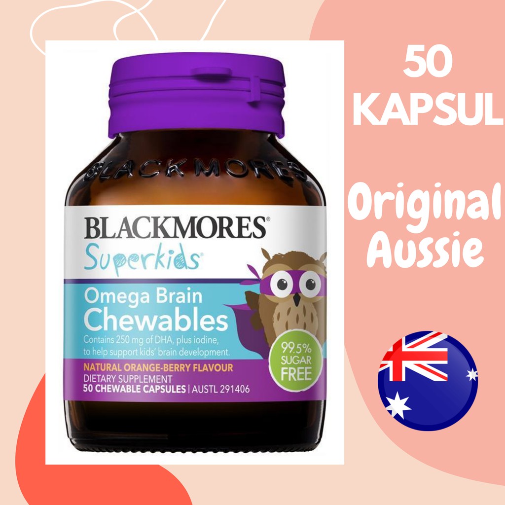 Jual Blackmores Superkids Omega Brain Chewables | Shopee Indonesia