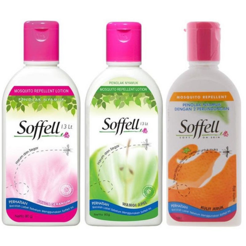 Jual soffell lotion 60ml 60 ml anti nyamuk pengusir mosquito repellent ...